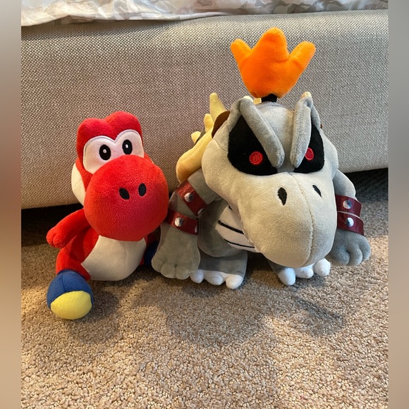Nintendo | Toys | Nintendo Mario Bros Yoshi Mario Luigi Bowser Stuffies ...